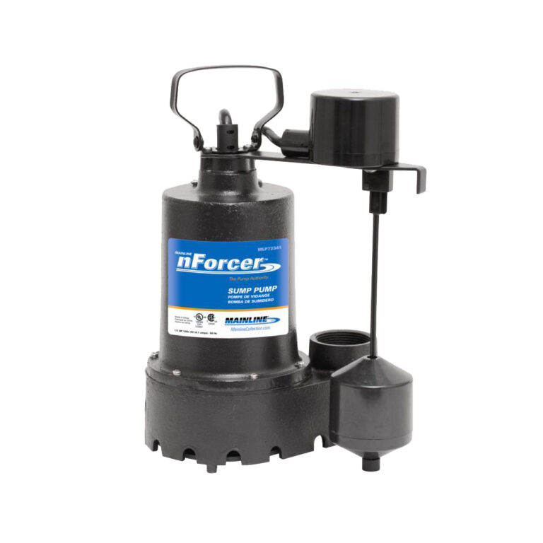 1/3HP Cast Iron Sump Pump - 10' Power Cord - Mainline®