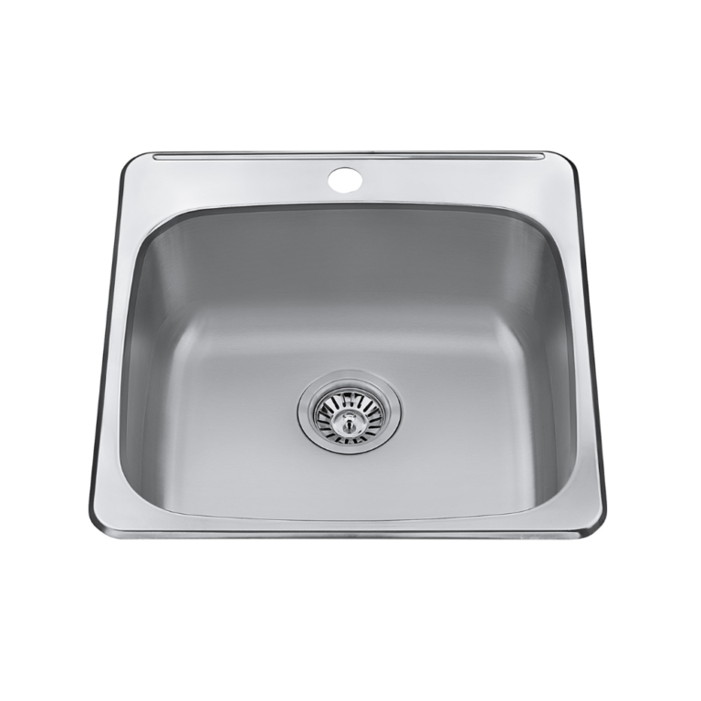 Standard Series 20" X20" 1H Drop-In Kitchen Sink 7" Deep 20G - Mainline®